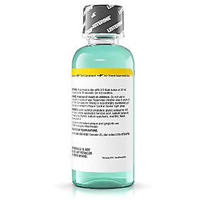 Listerine Cool Mint Zero Alcohol Mouthwash, Travel Size 3.2 Ounces (95ml) - Pack of 2