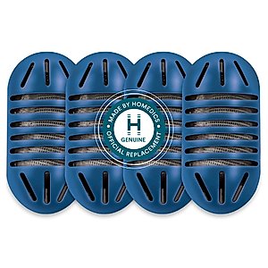 HoMedics Demineralization Cartridge for Ultrasonic Humidifiers – 4-Pack Humidifier Filter Replacements, Filters Mineral Deposits and Purifies Water in Air Humidifiers for Bedroom, Plants, Office Blue