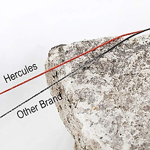 HERCULES Super Cast 100M 109 Yards Braided Fishing Line 200 LB Test for Saltwater Freshwater PE Braid Fish Lines Superline 8 Strands - Black, 200LB (90.7KG), 0.75MM