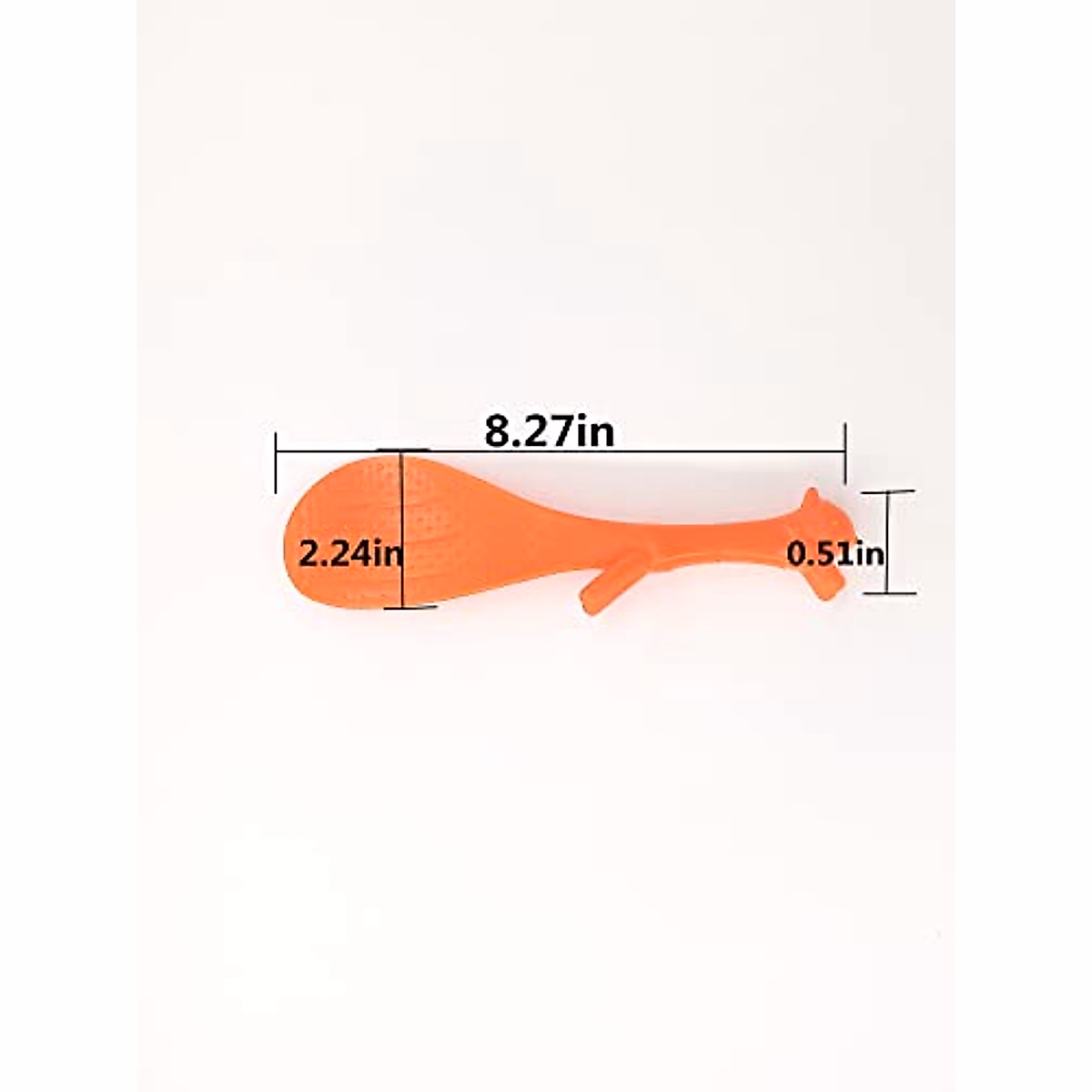 Xianglangsuccess 3pcs Cute squirrel rice non stick spoon, free standing, 3 colours.