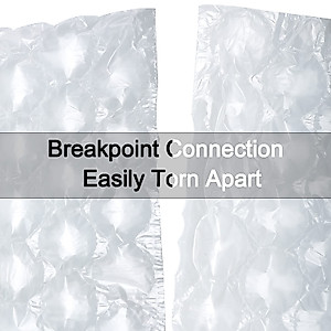 2 Rolls Air Cushion Film 985ft Length Each Roll, Total Length 1970ft, Size 15.7inch x 11.8inch, Air Pillow Bubble Bags Film, Air Cushion Machine Not Included