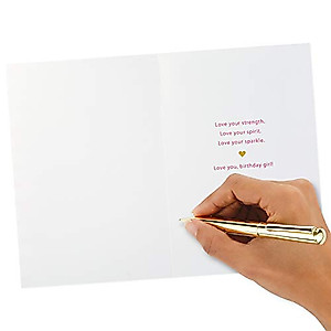 Hallmark Signature Birthday Card for Her (Heart and Stripes)