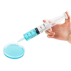 DEPEPE 8pcs 60ml Plastic Syringe with Caps, Large Catheter Tip Syringes for Lipgloss Making Feeding Food Paint Scientific Lab Measurement and Dispensing