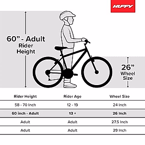 Huffy Cruiser Bike Mens, Fairmont 26 inch