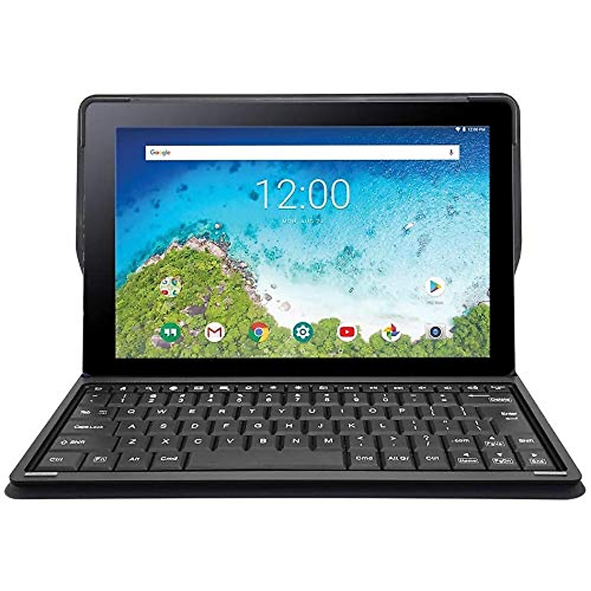RCA 2018 Viking Pro 2-in-1 10.1" Touchscreen High Performance Tablet Laptop PC, Intel Quad-Core Processor, 1G RAM, 32GB HDD, Detachable Keyboard, Webcam, Android 5.0 Lollipop (Charcoal)