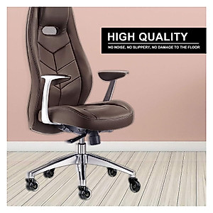 Casters Swivel casters Heavy Duty 5pcs Office Chair Casters Hard Floor Casters Wheels for Swivel Chair Wheel for Office Desk Chair casters Workbench