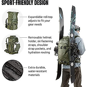 Shimoda Action X30 Water Resistant Camera Backpack - Fits DSLR, SLR, Mirrorless Cameras, Batteries, Lenses, and Other Gear - Core Unit Modular Camera Inserts Sold Separately - Black