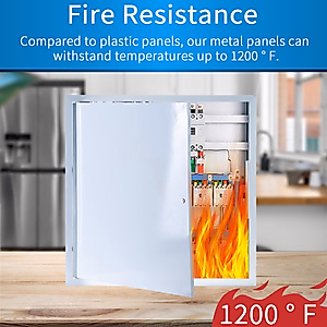 Access Panel 24 x 24,Metal Access Door,Built-in Lock,Aluminum Galvanized -Antioxidant/Fire Resistant,Access Panel for Drywall,Ceilings, Electrical, Plumbing,Access Door for Drywall,Metal Access Panel