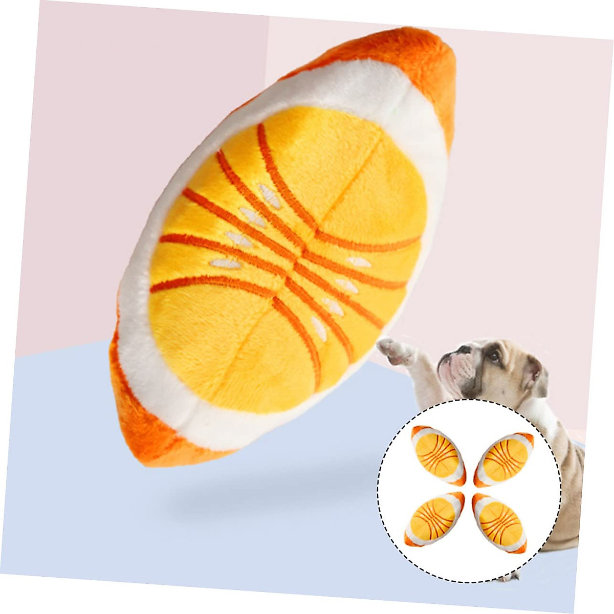 DOITOOL 4pcs Dog Chew Toy Dog Teething Chew Toys Dog Dental Toys Chewer Teething Toy Puppy Chewing Stick Dog Squeaky Toys Bird Toy Stuffed Sloth Plush Toy Dog Plush Toy Chewing Gum Filling