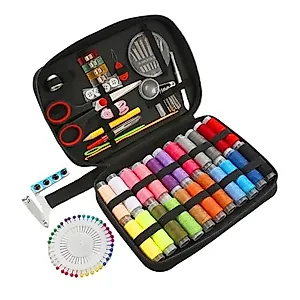 IRDFWH Home Sewing Box Cotton Thread Sewing Kit Home DIY Portable Sewing Tool Set