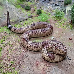 Halloween Realistic Fake Snakes Toy Scary Prank Props Soft TPR Snake Figure Decoration Spooky Durable Multifunctional Party Holiday Accessories No Deformation Halloween ornament for Cosplay Party Br