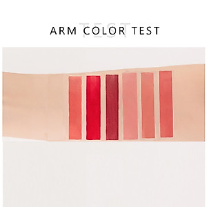 CCbeauty Matte Liquid Lipstick Set 6 Colors Velvet Smooth Lip Stick Waterproof Long Lasting Pigmented Non-Stick Cup Not Fade Pink Lip Makeup Mothers Valentine's Day Gift Sets for Her Women