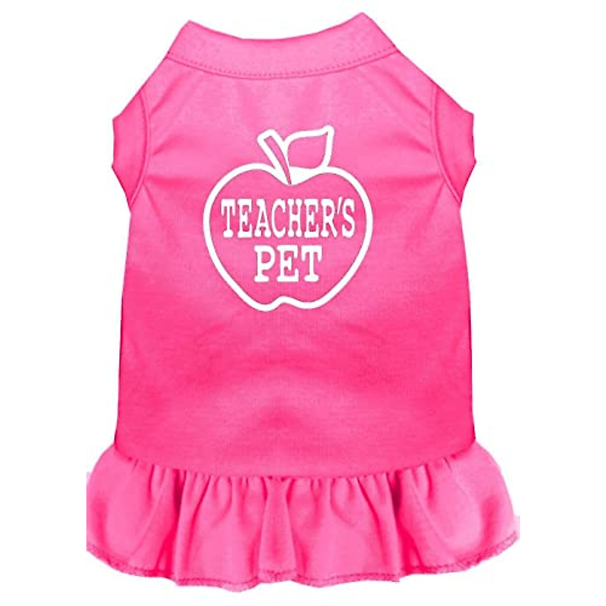 Mirage Pet Products 57-51 XXLBPBPK Pink Teachers Pet Screen Print Dress Black with Bright, XX-Large