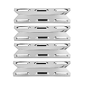 SafBbcue Stainless Steel Heat Plate for Kenmore 146.34611410 146.23679310 146.46372610 146.34461410 146.23678310 146.29162310 146.23680310 146.30213510, Heavy Duty Heat Shield, Flame Tamer