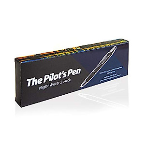 LED Pen, The Pilot's Pen, Night Writer - Set of 2 LED Powered Ink Penlights