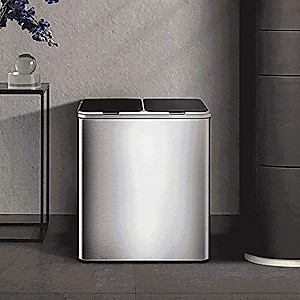 CZDYUF 12L Home Smart Trash Can Automatic Induction Trash Can with Lid Bin Smart Garbage Bin Office Trash Can for Bedroom ( Color : E )