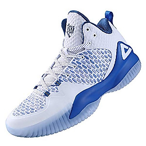 Peak High Top Mens Basketball Shoes Streetball Master Breathable Non Slip Outdoor Sneakers Cushioning Workout Shoes for Fitness