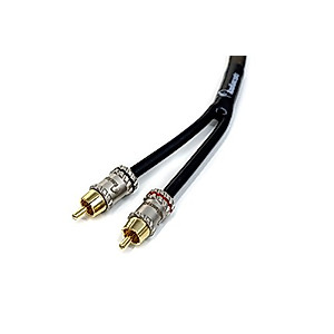 KnuKonceptz Krystal Kable 2 Channel 6M Twisted Pair RCA Cable 20'