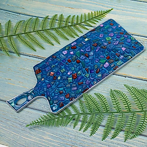 Cheese Board Epoxy Resin Mold with Handles 13 inch Paddle