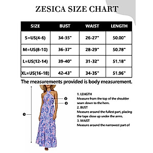 ZESICA Women's 2025 Summer Crossover Halter Neck Sleeveless Plaid Cut Out Backless Flowy A Line Maxi Dress,BluishViolet,Small