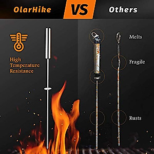 【What are Grill Essentials?】 Grill Accessories, BBQ Tools Set, 25PCS Stainless Steel Grilling Kit for Smoker, Camping, Kitchen, Barbecue Utensil Gifts for Men Women with Thermometer and Meat Injector