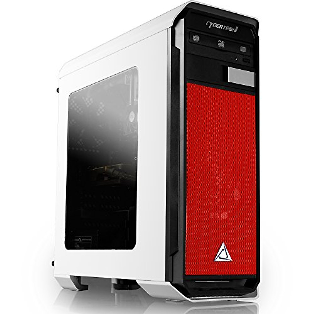 CybertronPC [Gamer's Choice] Rhodium 240 Gaming Desktop - AMD FX-4300 3.80GHz Quad-Core Processor, 8GB DDR3 Memory, AMD Radeon R7 240 (2GB GDDR5) Graphics, 1TB HDD, DVDRW, Windows 10 Home