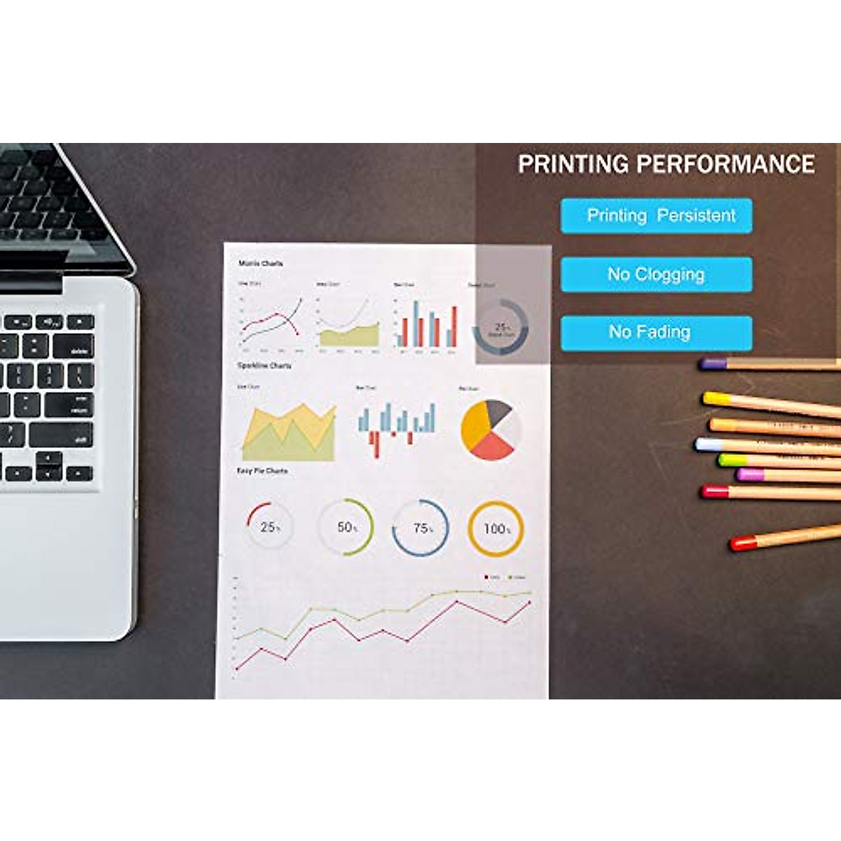 10 Pack Compatible Ink Cartridge Replacement for Brother LC203XL LC203 XL Used in MFC-J480DW MFC-J880DW MFC-J4420DW MFC-J680DW MFC-J885DW Printer (4 Black, 2 Cyan, 2 Magenta, 2 Yellow, 10 Pack)