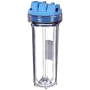 Pentair Pentek 158008 Traditional Slim Line Filter Housing, 3/8" NPT #10 Under Sink Clear Water Filter Housing, 10-Inch, Clear