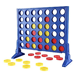 Connect 4 Classic Grid Board Game, 4 in a Row Game, Strategy Board Games for Kids, 2 Player Board Games for Family and Kids, Ages 6 and Up