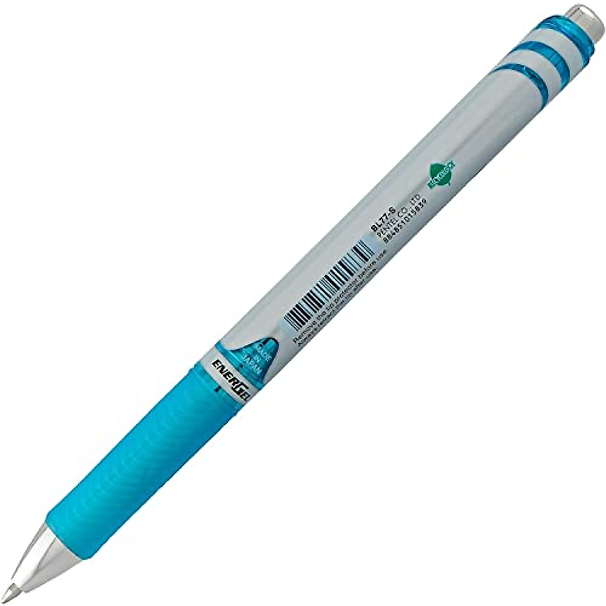 Pentel EnerGel 0.7 mm Liquid Gel Ink Pens - Pack of 5 Sky Blue Deluxe RTX Energel Pens with 3 Refills