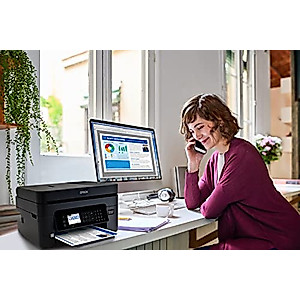 Epson Workforce WF-2930 Wireless All-in-One Printer with Scan, Copy, Fax, Auto Document Feeder, Automatic 2-Sided Printing and 1.4" Color Display