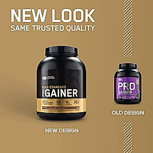 Optimum Nutrition GS Pro Gainers Weight Gainer Protein Powder,Vitamin C and Zinc for Immune Support, Double Rich Chocolate, 10.19 Pounds (Packaging May Vary)