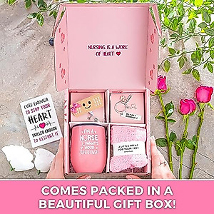 Beautiful Nurse Gift Box For Women - 5 Pcs Nurse Gift Set, Nursing Gifts, Nurse Gifts For Women, Nurse Gift Basket, Nurse Graduation Gift, New Nurses Gifts, Nurse Graduate Gifts, Rn Gifts For Nurses