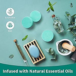 ROCARAN Aromatherapy Shower Steamers Tablets: 15PCS Natural Shower Bombs Pack for Home Spa | Stress Relief | Sinus Relaxing | Gift Set | Vapor Bath