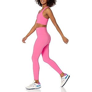 Amazon Essentials Women's Active Sculpt High-Rise Full-Length Legging (Available in Plus Size), Bright Pink, Medium