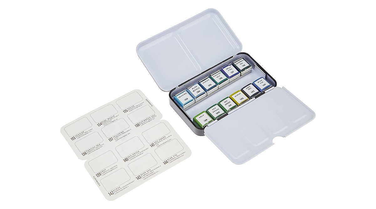 Prima Confections Watercolor Pans - 12 Colors for Creative Painting