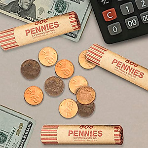 Bazic 5011 Penny Coin Wrappers, 36 Per Pack