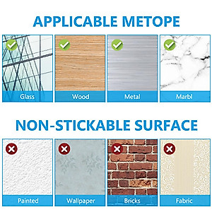 Ainiv Small Wire Toggle Hooks, 16 Clear Wall Hooks with 24 Adhesive Strips, Damage-Free Utility Hooks, No Tools Hanging Hooks Heavy Duty for Home Kitchen Office School Dorm Organizers