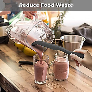 Silicone Blender Spatula, Slim Blade Scraper Accessory Designed for Vitamix Blender Blades