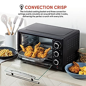 Aroma Housewares 17.5L Turbo Convection Air Oven (ABT-316B), Black