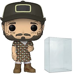 Funko Pop Rocks! Bundle: Post Malone Sundress (with Funk-02-Protect Case Protector)