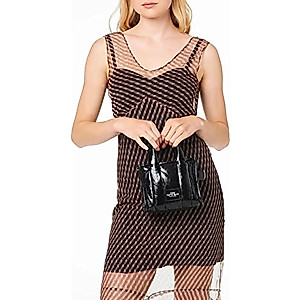 Marc Jacobs The Crinkle Leather Micro Tote Black 1 One Size