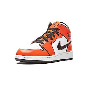 Jordan Youth Air 1 Mid SE GS BQ6931 802 Turf Orange - Size 6Y