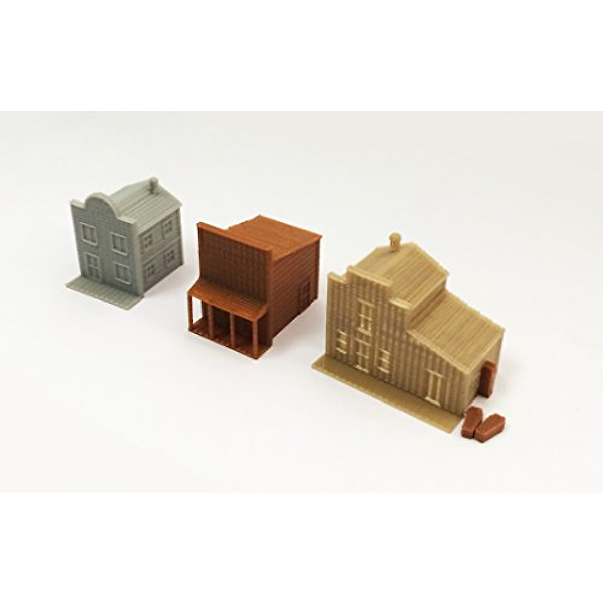 Outland Models Train Railway Layout Old West 2-Story House Set N Scale 1:160