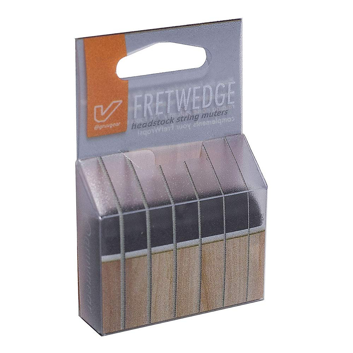 Gruv Gear FretWedge-Small (41.5mm), 2 Pack (FWG2-BLK-SM)