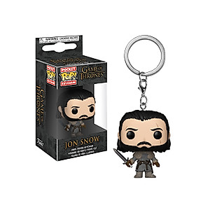 Funko Pop Keychain: Game of Thrones - Jon Snow (Beyond The Wall) Collectible Figure, Multicolor