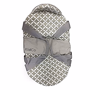 KidCo TR5101 SwingPod Unisex Travel Portable Polyester Nursery Swaddle Swing Blanket for Newborns and Babies, Gray Chevron Pattern