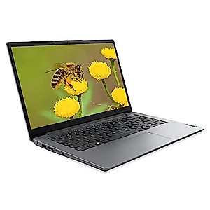 Lenovo Premium 14" Laptop, Intel Pentium Processor Up to 3.0GHz, 4GB Memory, 256GB SSD, Super-Fast WiFi, HDMI, Windows 11 (Renewed) (Gray)