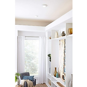 Progress Lighting 5-1/2" Emblem Collection Surface Mount LED, Aluminum in White