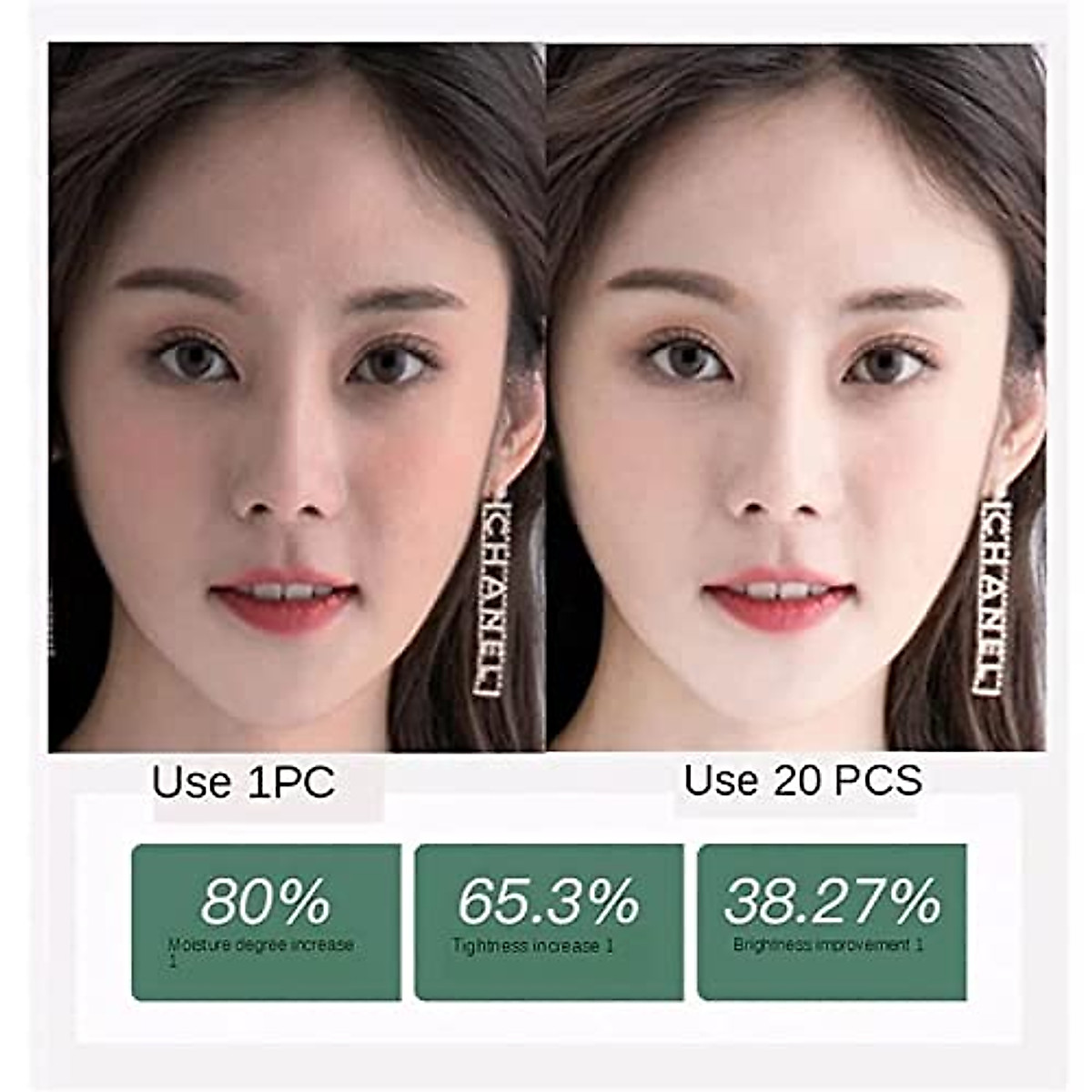 Korean Collagen Firming Mask, Korean Wash-Free Collagen Firming Mask, Collagen Lifting Firming Anti-Aging Face Mask, Portable Wash-Free Sleeping Face Mask for Women & Men (20PCS)